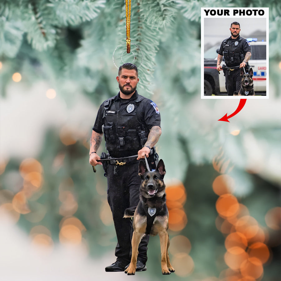 Strong Comrade - Personalized Photo Mica Ornament - Christmas Gift For – Gifthentic